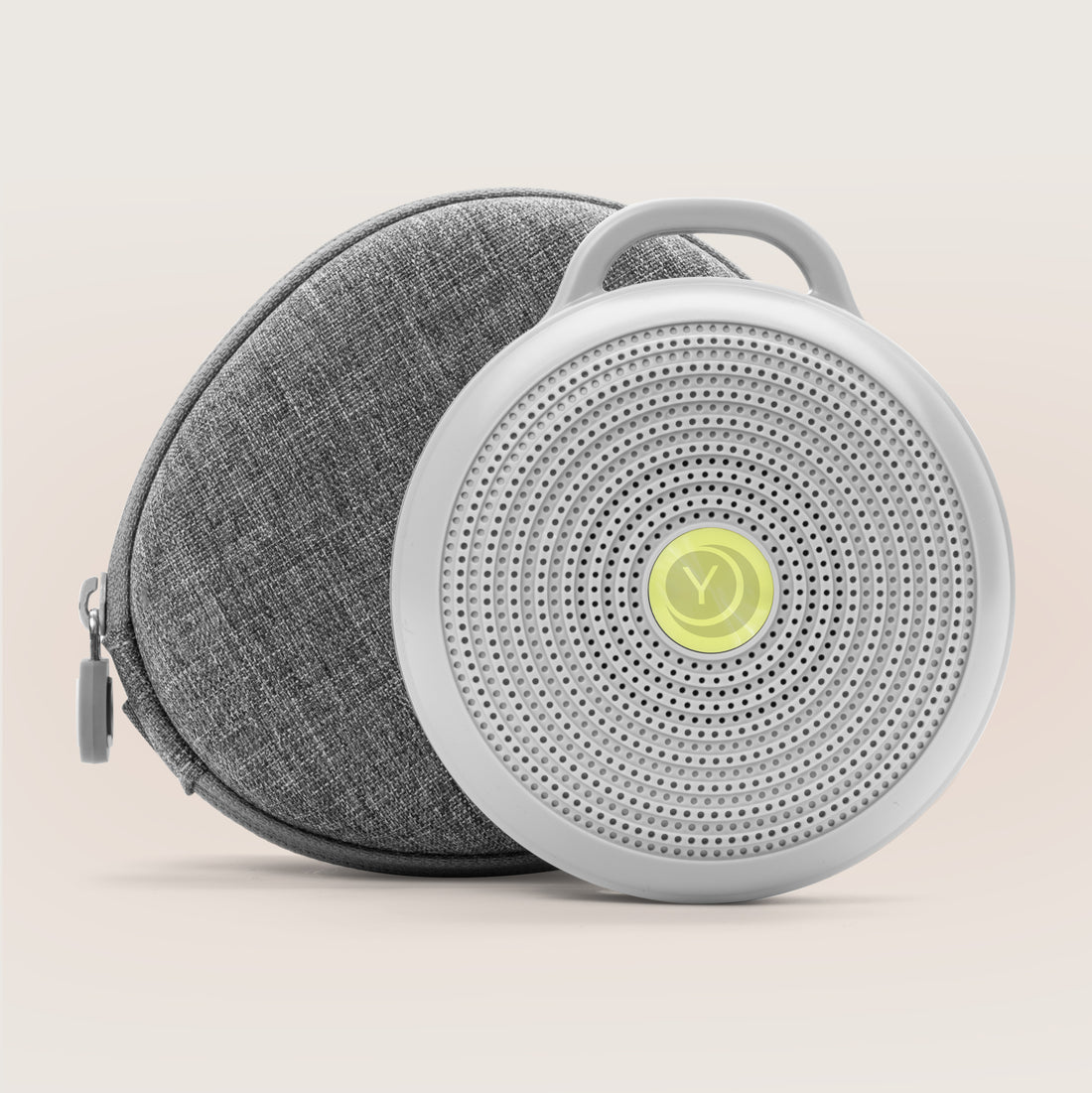 Hushh® White Noise Machine + Travel Case Bundle Sound Machine | Yogasleep