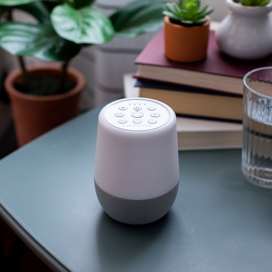 Duet White Noise Machine with Night Light and Wireless Speaker Sound ...
