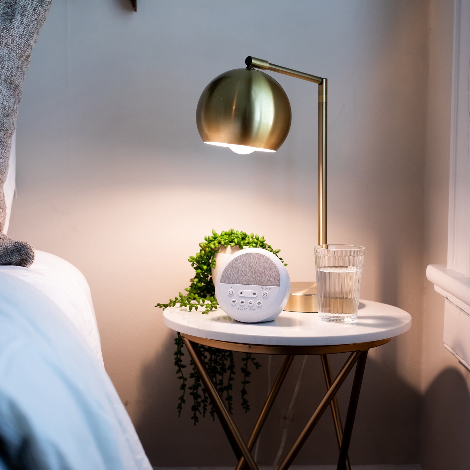 Nod White Noise Machine with Night Light Sound Machine | Yogasleep